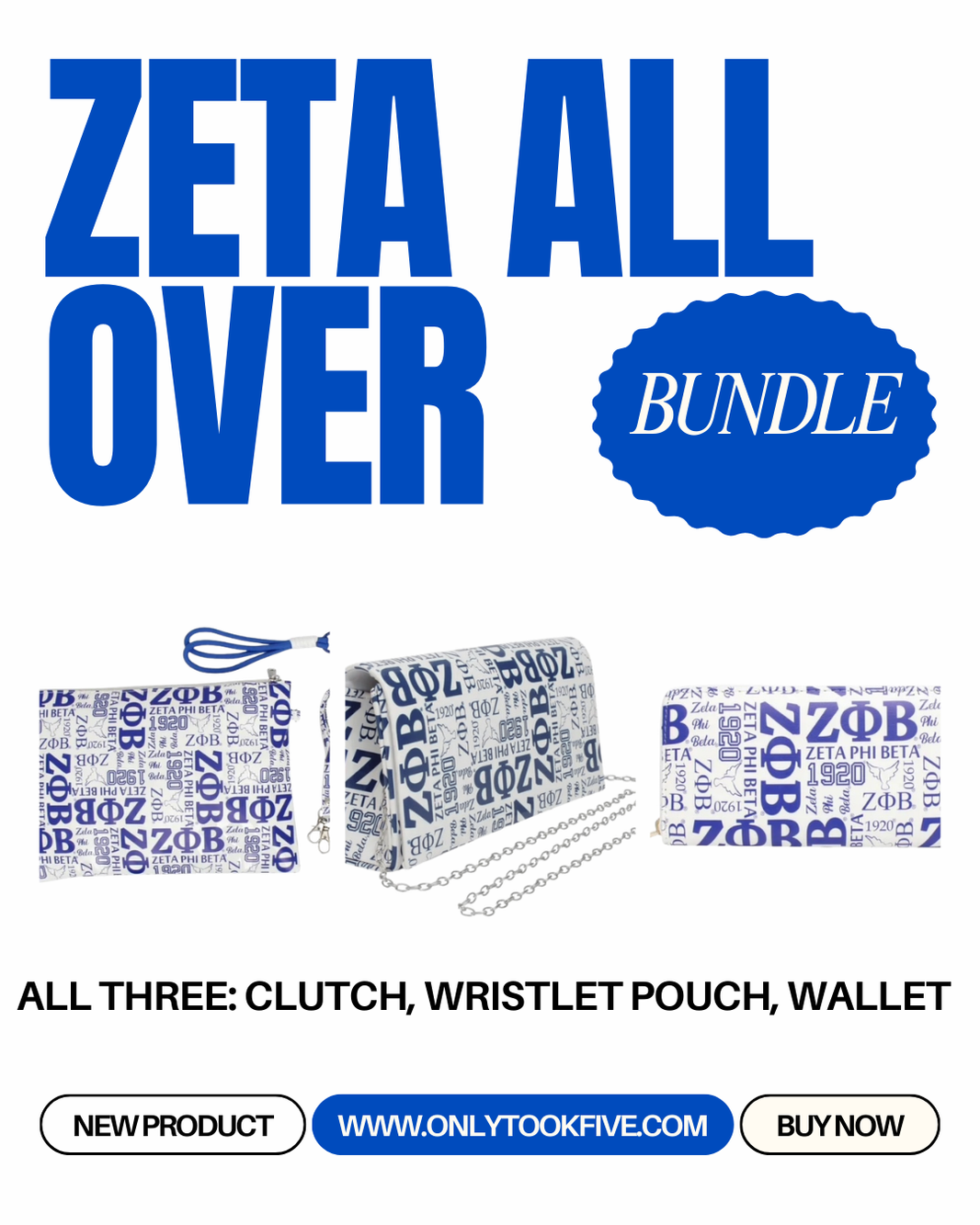 Zeta BAGS — Zeta Phi Beta | Only Took 5 – Only Took Five