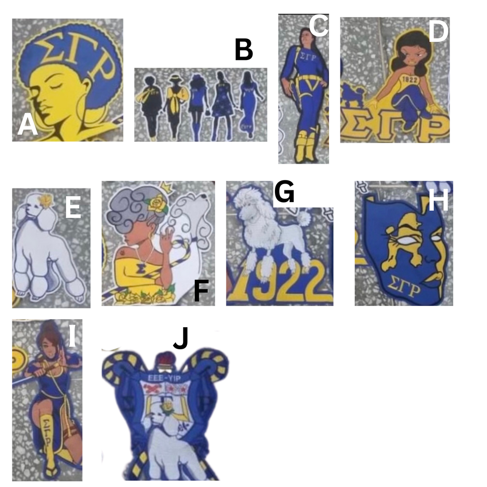 Sigma Gamma Rho Line Jacket Reversible On the Front Rho – Only Took Five